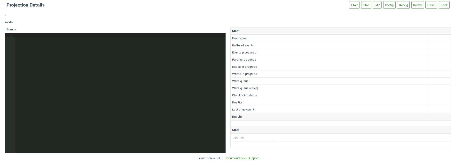 Projection does not exist or inaccessible. - KurrentDB - Kurrent Discuss Forum